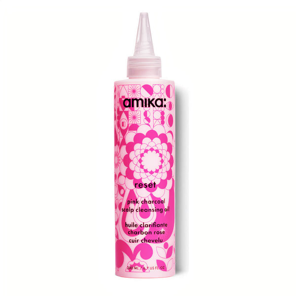 Amika: Reset Pink Charcoal Scalp Cleansing Oil - Browsofjoy